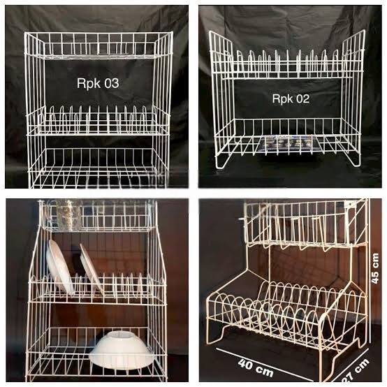 Jual RAK CUCI PIRING KAWAT / RAK KAWAT RPK SUSUN 2 SUSUN 3 / RAK KAWAT ...