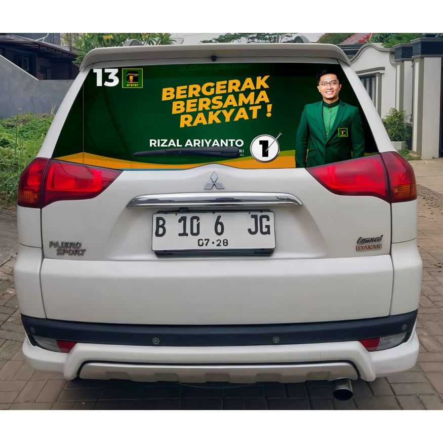 Jual Stiker One Way / Oneway Vision - Stiker tembus pandang Kaca ...