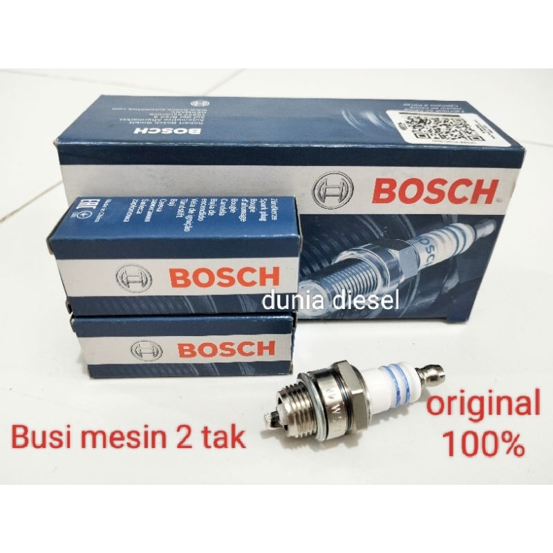 Jual busi mesin potong rumput senso chainsaw 2 tak ASLI bosch 318 328 338 5200 5500 Original ...