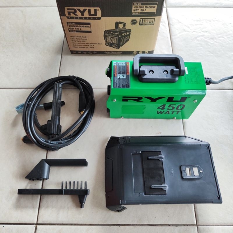 Jual Mesin Las Listrik Inverter Welding 450 Watt 120A RYU IGBT 120-2 | Shopee Indonesia