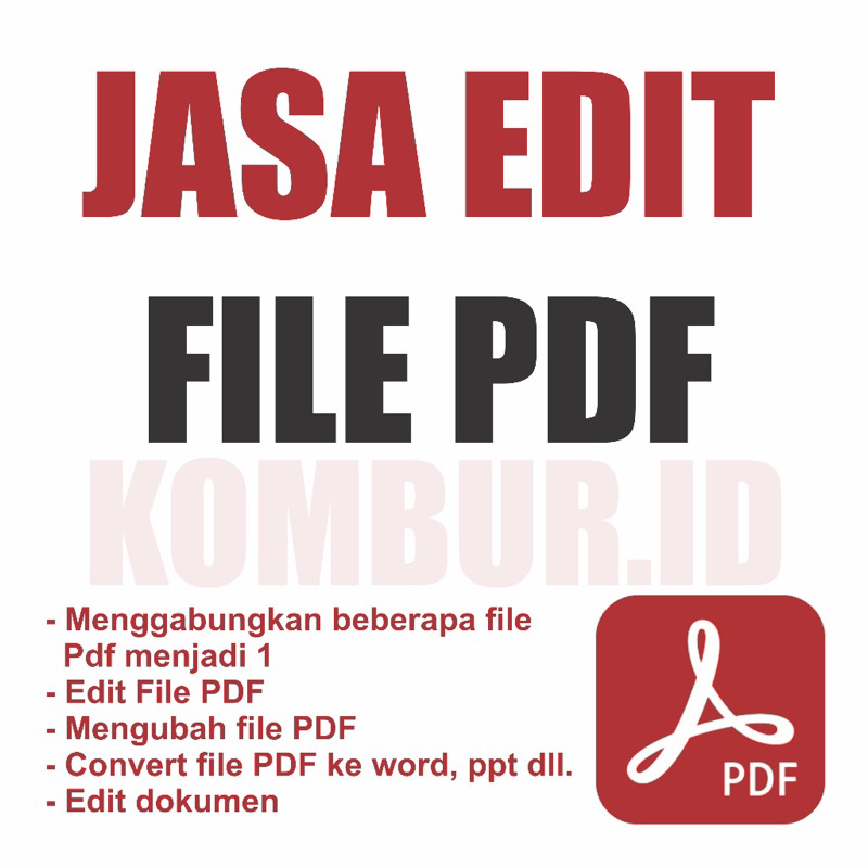 Jual Jasa Edit File Pdf | Shopee Indonesia