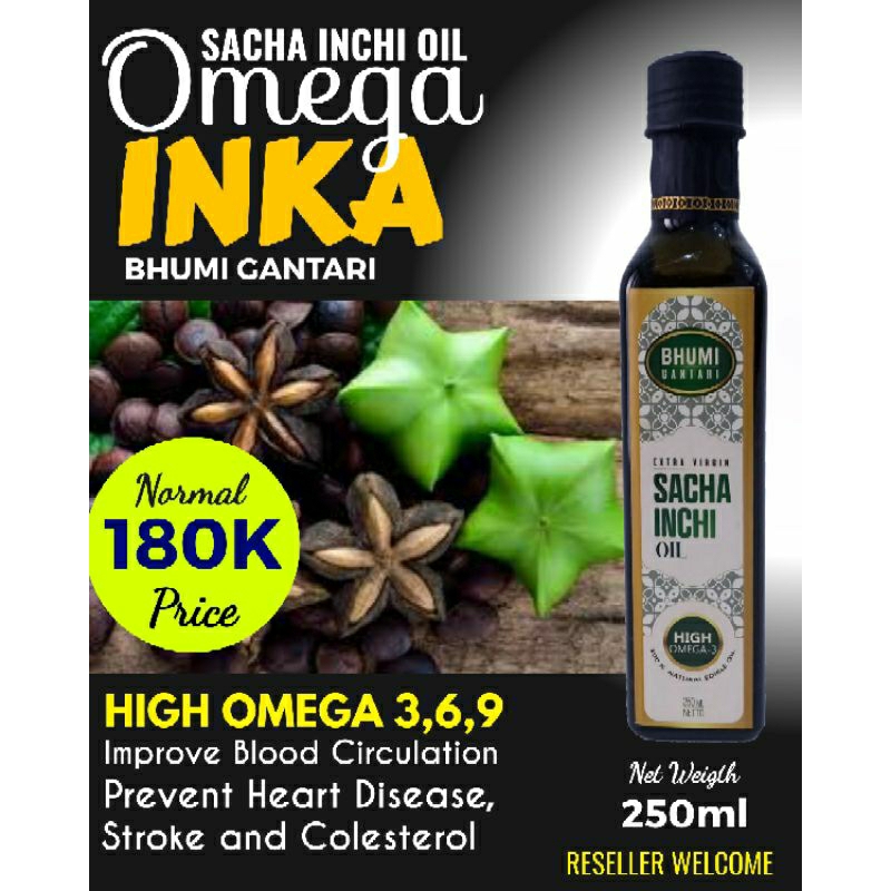 Jual ORIGINAL OMEGA INKA SACHA INCHI EXTRACT VIRGIN OIL FOR HEALTH AND ...
