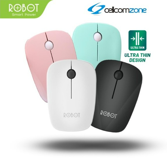 Jual Mouse Wireless ROBOT M220 2.4GHz Optical 1600DPI dengan Receiver ...