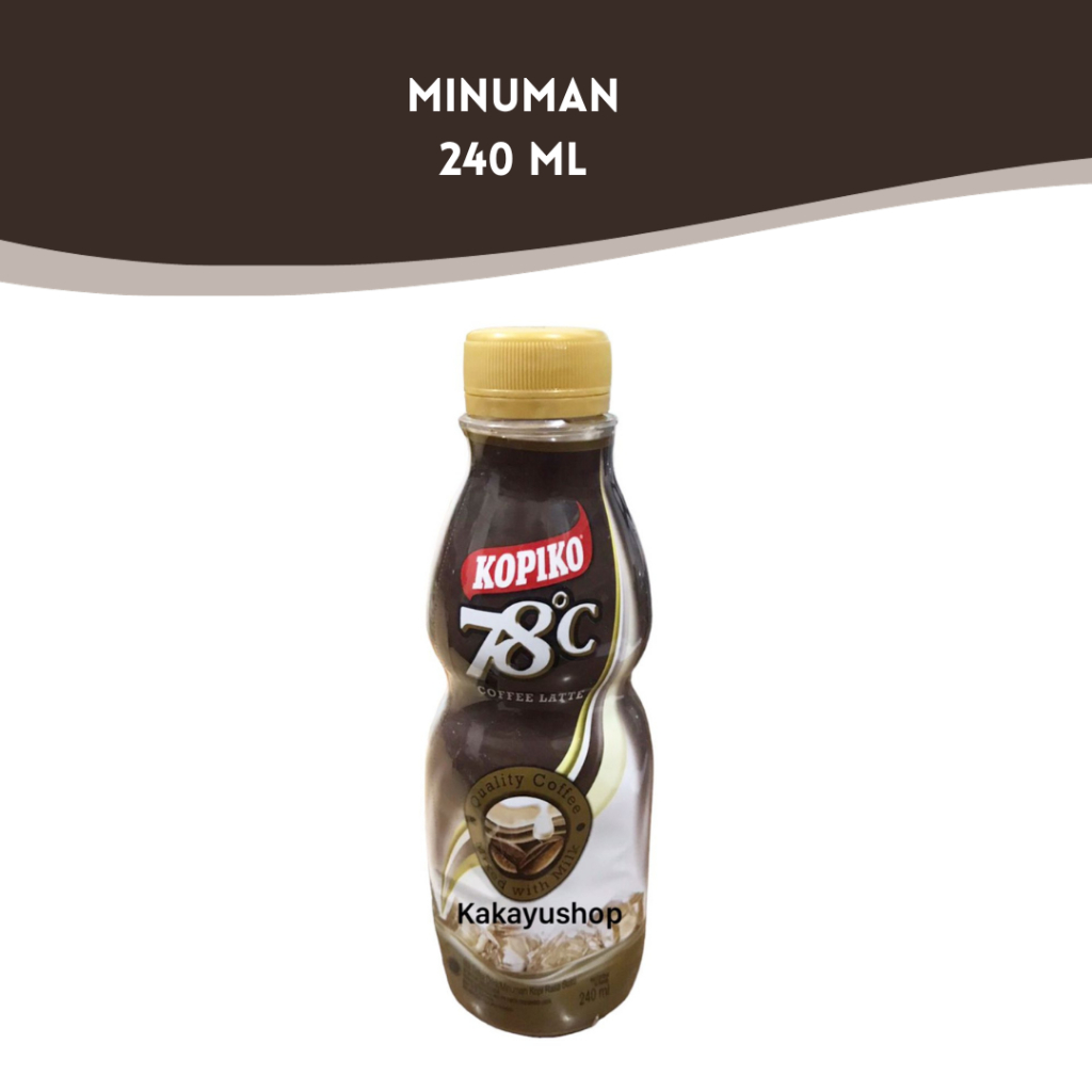 Jual KOPIKO 78 Minuman Kopi Rasa Susu 240 ml | Shopee Indonesia