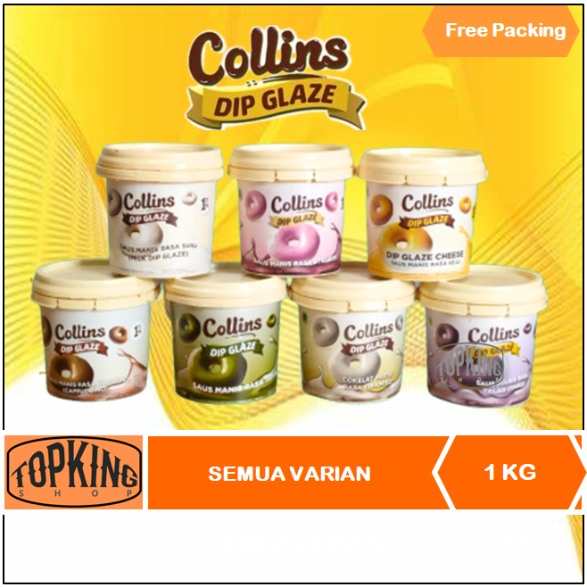 Jual Collins Dip Glaze 1kg Semua Varian Rasa | Shopee Indonesia