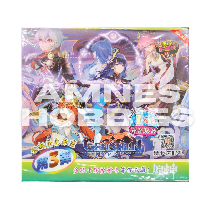 Jual Genshin Impact Booster Box Sealed Anime Card Collection Kartu ...
