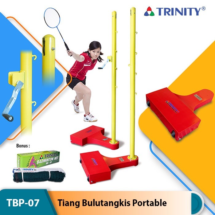 Jual Trinity Tiang Bulutangkis Portabel TBP-07 Portable Badminton Post ...