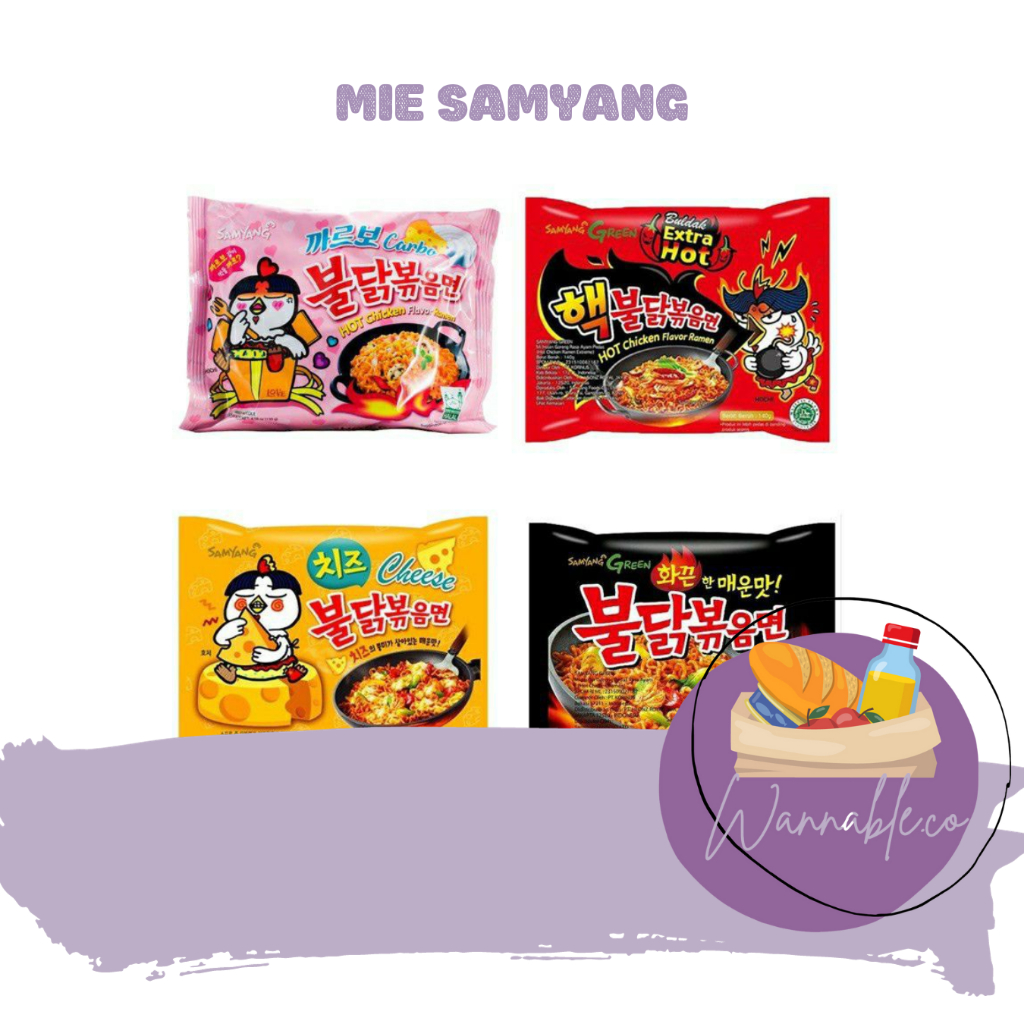 Jual MIE SAMYANG MIE KOREAN INSTANT ALL VARIAN | Shopee Indonesia
