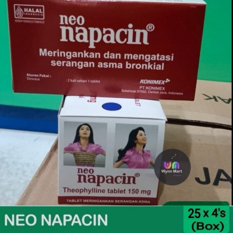 Jual Neo Napacin @25 x 4 Tablets / Box | Shopee Indonesia