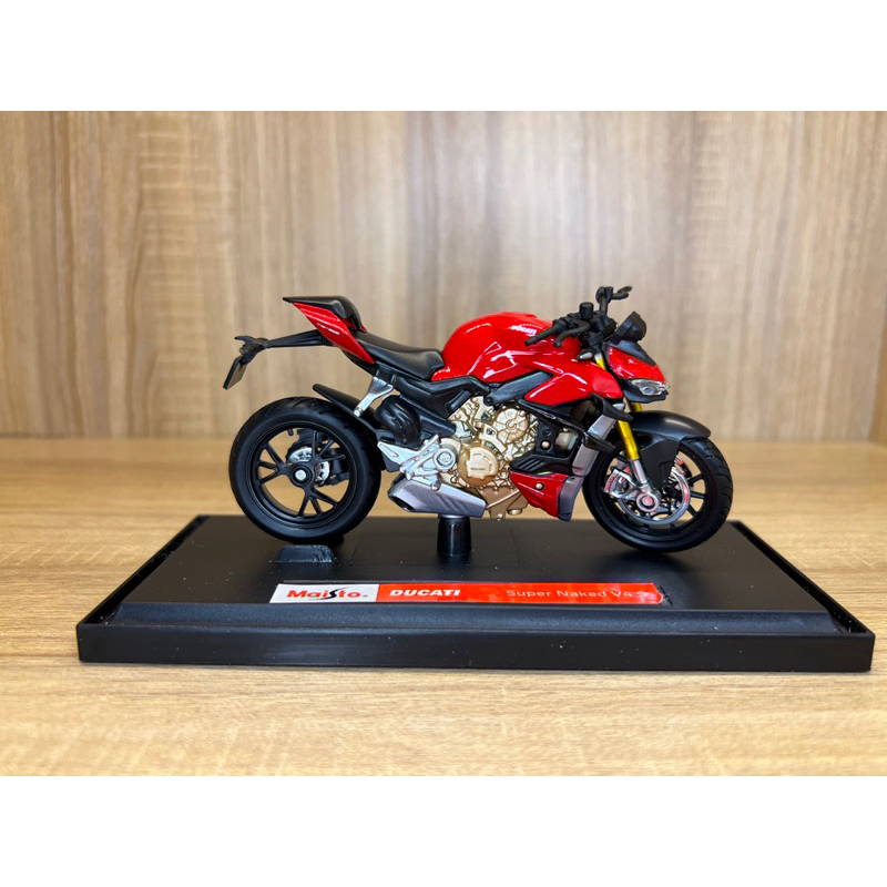 Jual diecast miniatur motor ducati V4S naked skala 1:18 | Shopee Indonesia