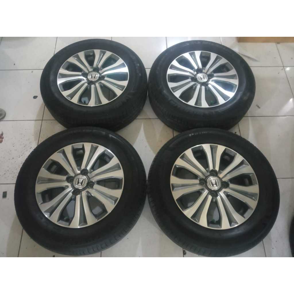 Jual VELG OEM SEKEN COPOTAN HONDA FREED RING 15X5,5 PCD 4X100 ET50 GREY BAN MICHELIN 185 65 R15 ...