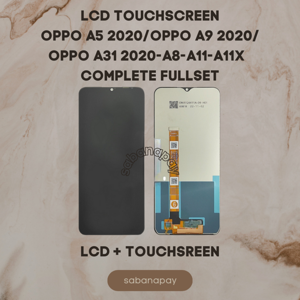 Jual LCD TOUCHSCREEN OPPO A5 2020/OPPO A9 2020/OPPO A31 2020-A8-A11-A11X COMPLETE | Shopee Indonesia