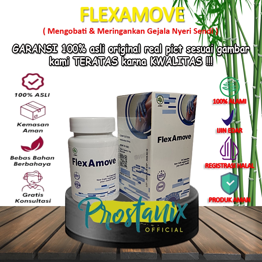 Jual FlexAmove 100% Asli Herbal Original Obat Nyeri Sendi Resmi BPOM ...