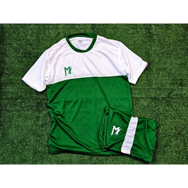Jual MUZAKAR Jersey Klasik Baju Futsal Setelan Stelan Jersey Bola Hijau Putih, Bisa Sablon ...