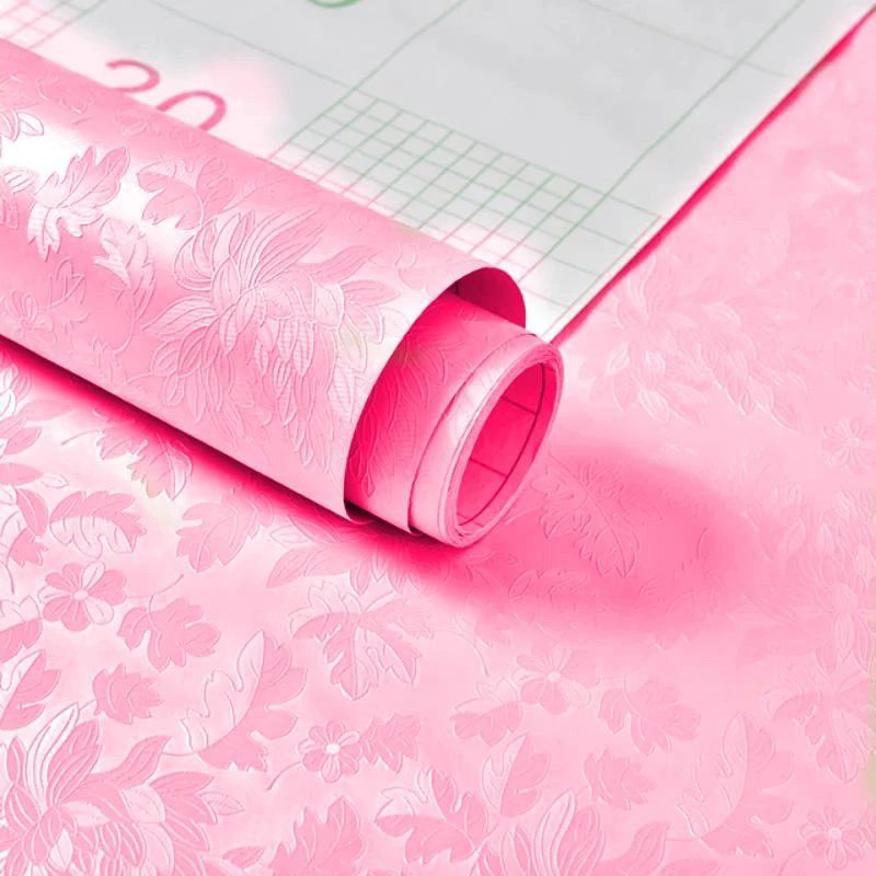 Jual Wallpaper Dinding Pink Abu Putih Krem Hijau Ungu Polos Bertekstur ...