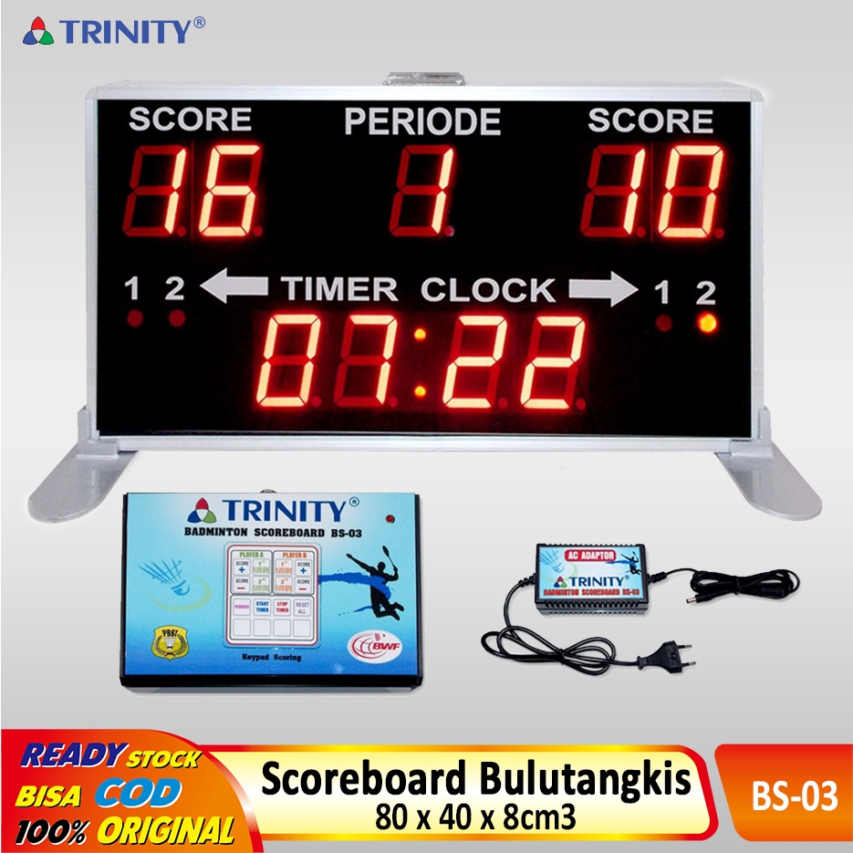 Jual Trinity Scoreboard Bulutangkis BS-03 (Badminton Score Table) Papan ...