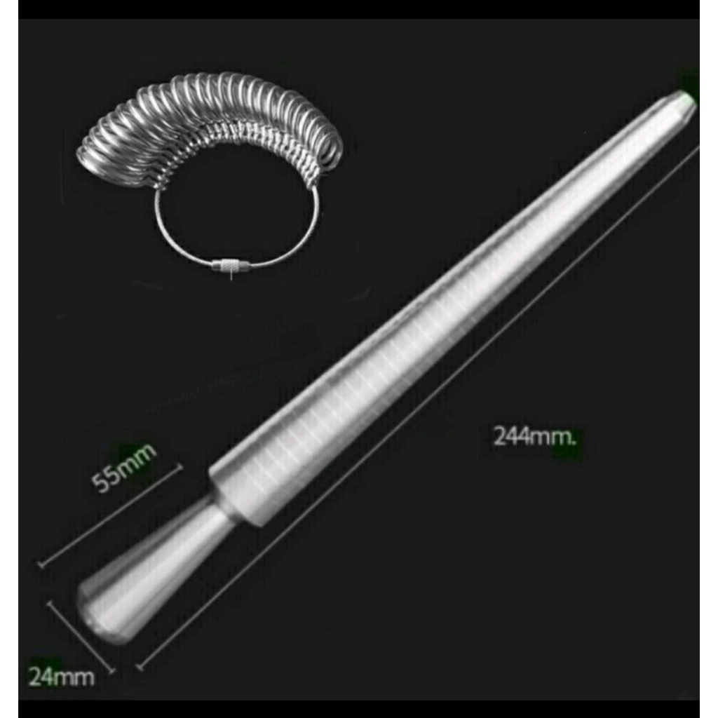 Jual Alat Pengukur Cincin - Ring Mandrel - Ring Stick - Ring Sizer | Shopee Indonesia