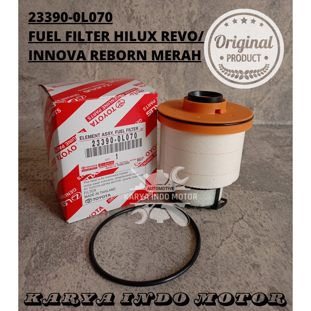 Jual FILTER SOLAR FUEL FILTER TOYOTA INNOVA REBORN FORTUNER VRZ HILUX ...
