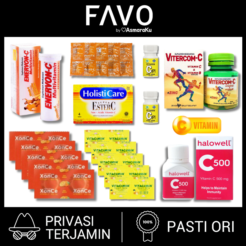 Jual Suplemen Multivitamin Vitamin C Vit C IPI Enervon C Vitacimin ...