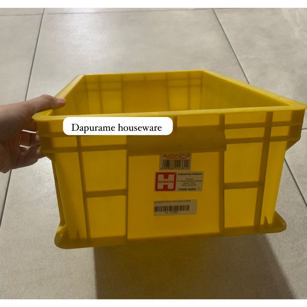 Jual CONTAINER BOX RAPAT HNT2303S / KERANJANG INDUSTRI SERBAGUNA HANATA ...