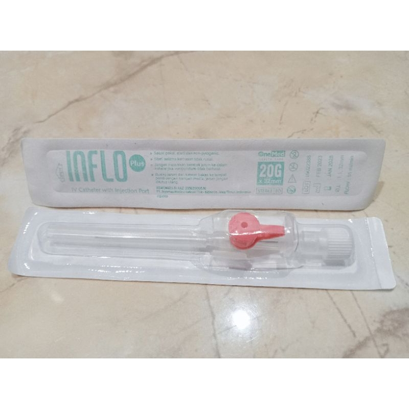 Jual Jarum Infus Inflo IV Catheter Plus Abbocath Abocath 18G 20G 22G ...