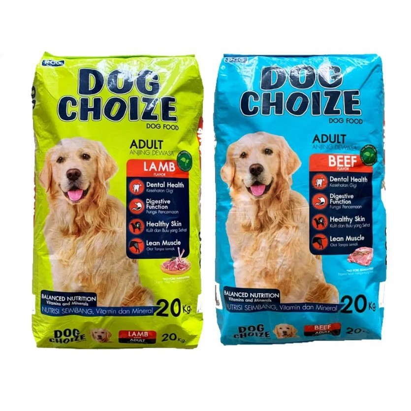 Jual Dog choize lamb dan beef 20 kg | Shopee Indonesia
