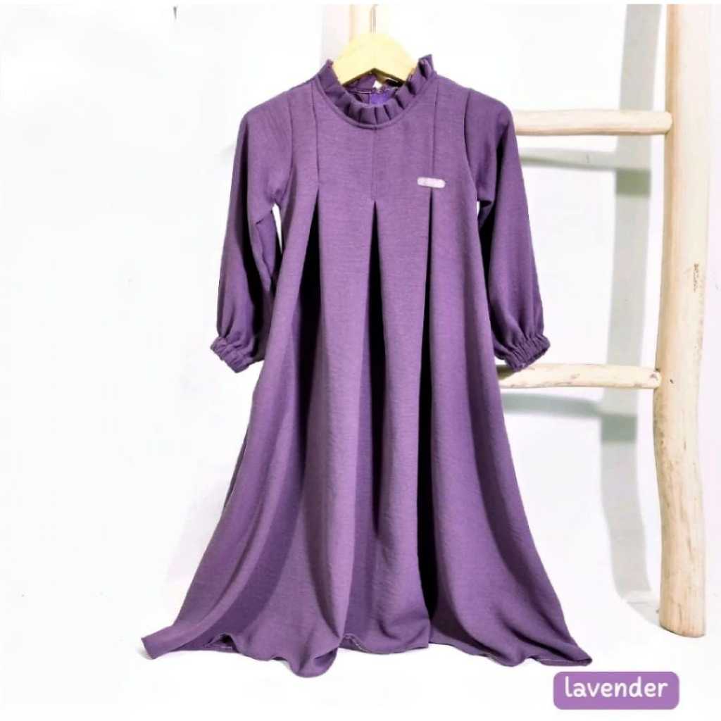 Jual GAMIS ANAK CRINKLE "MARYAM" SERIES 5 - 12TH/ GAMIS ANAK POLOS ...