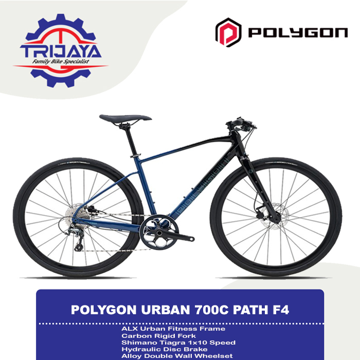 Jual Polygon Path F4 [700C] Sepeda Urban Commuter Bike | Shopee Indonesia