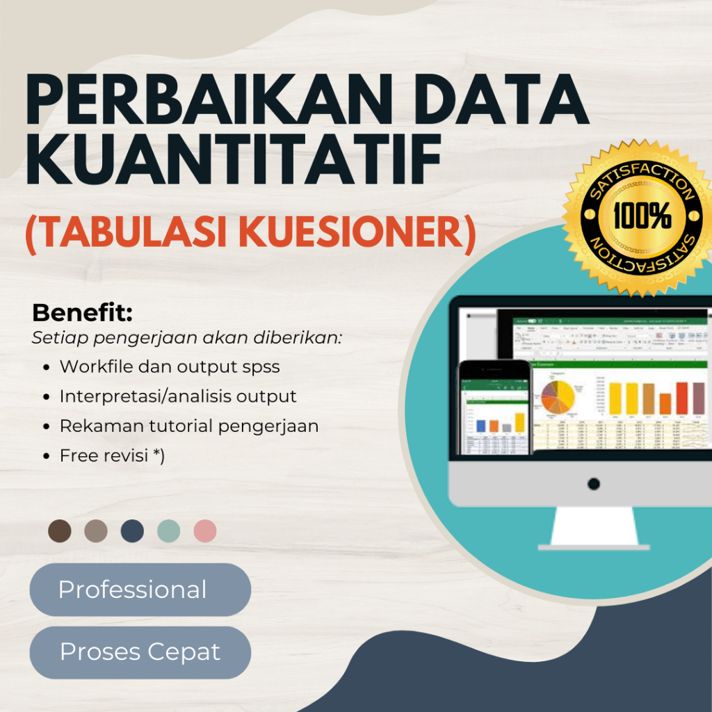 Jual PERBAIKAN DATA KUANTITATIF/PERBAIKAN DATA KUESIONER/OLAH DATA KUESIONER/OLAH DATA ...