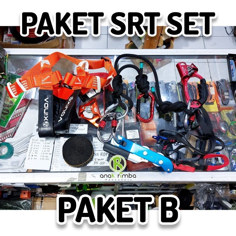 Jual PAKET SRT SET. ALAT SAFETY UNTUK CAVING, CLIMBING, REPLING, RESCUE ...