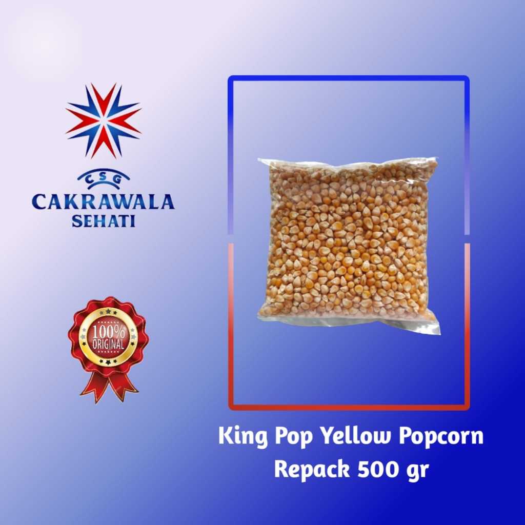 Jual King Pop Yellow Popcorn repack 500 g | Shopee Indonesia