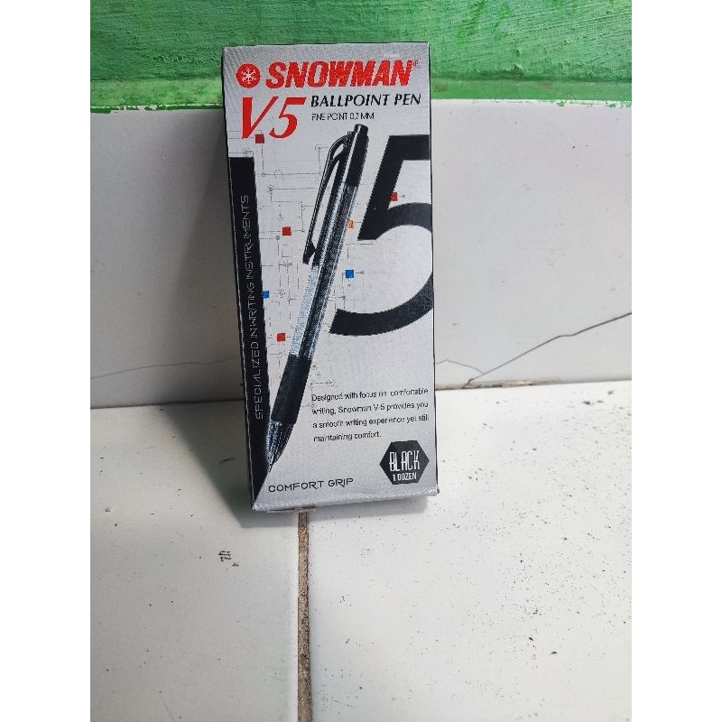 Jual Ballpoint pen V5 Snowman / Pulpen V5 snowman | Shopee Indonesia
