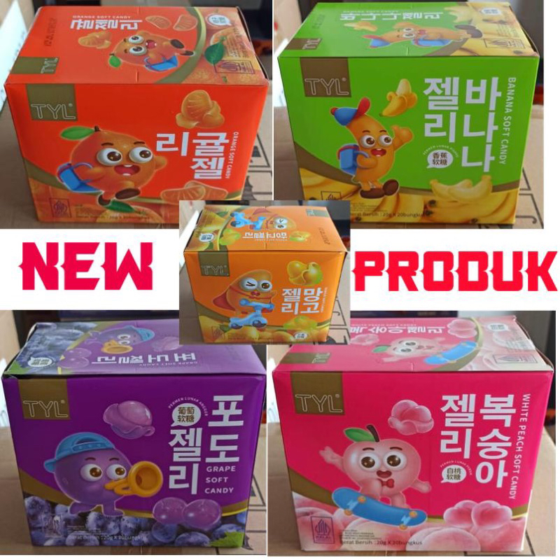 Jual TYL GUMMY Candy Aneka rasa Buah 20g x 20bngks | Shopee Indonesia