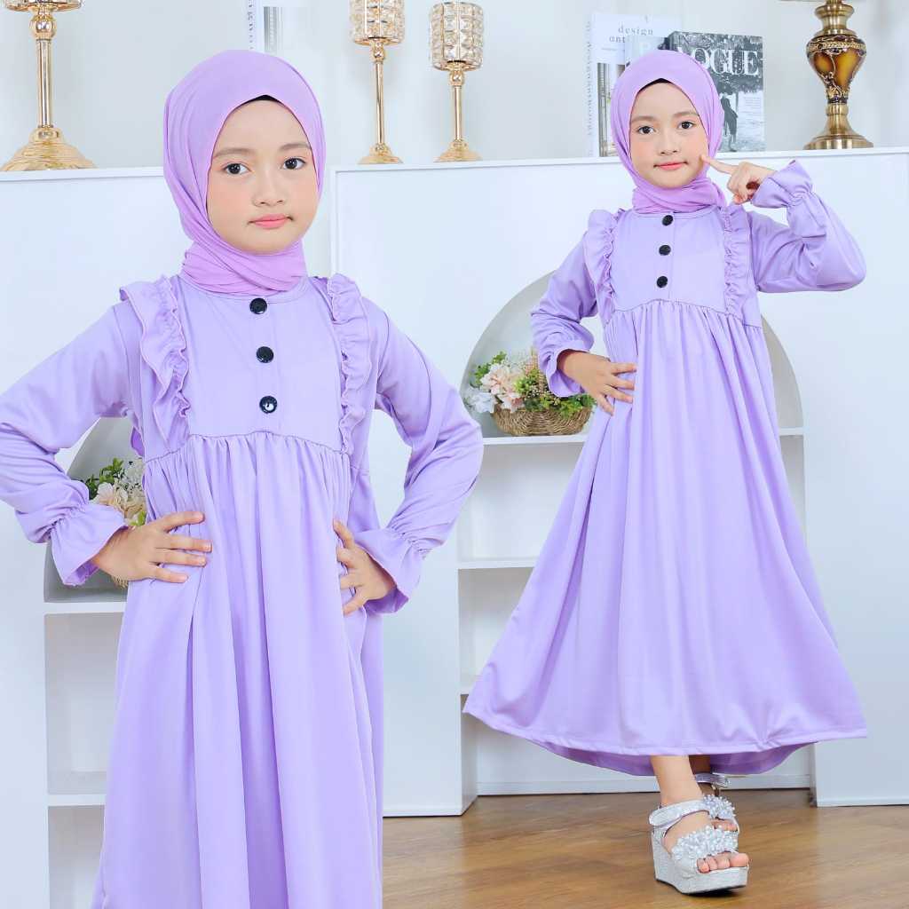 Jual Gamis Maryam - Ungu Lilac - Gamis Anak Perempuan Gamis Anak Warna ...