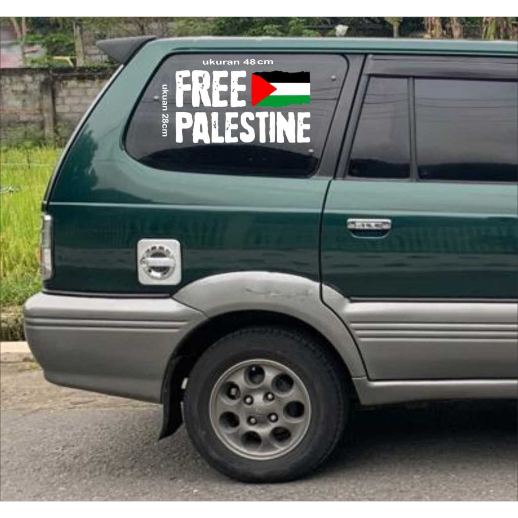 Jual 2025 stiker free palestina cutting save Palestina sticker viral ...