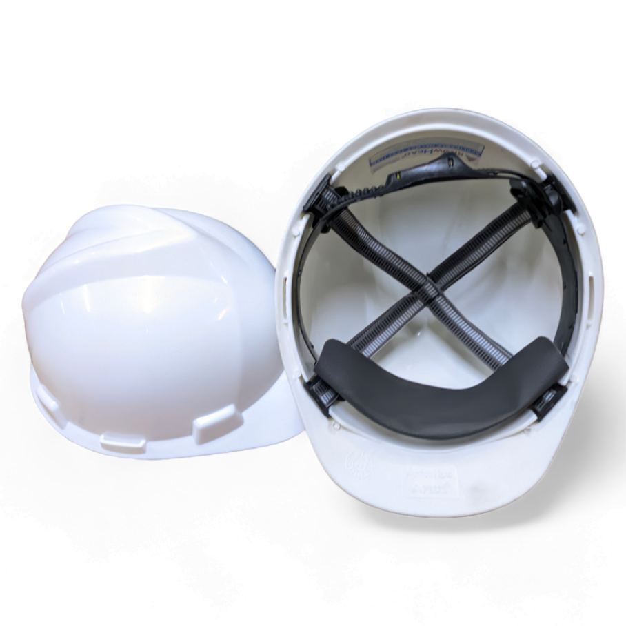 Jual Helm proyek safety SNI putih iner+tali dagu - helm safety SNI ...