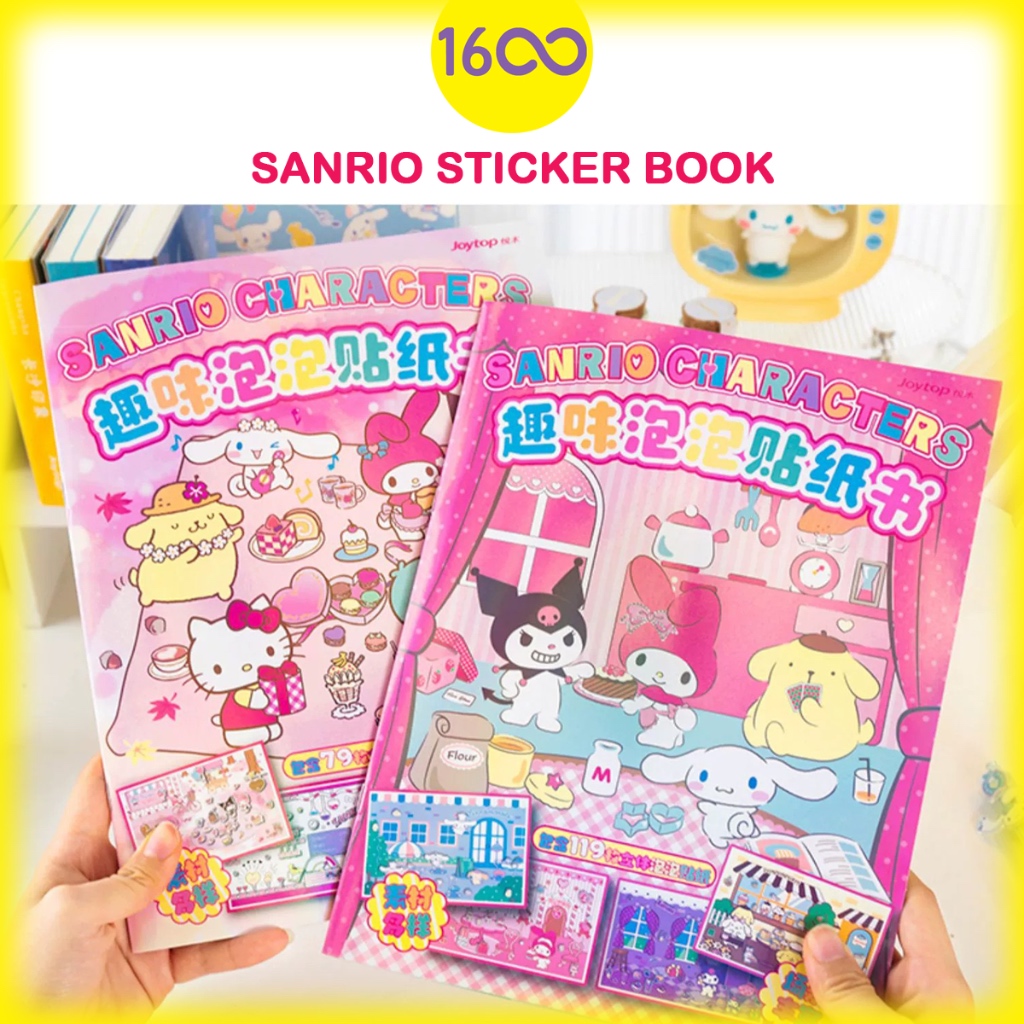 Jual Sanrio Sticker Book | Buku Stiker Sanrio | Shopee Indonesia