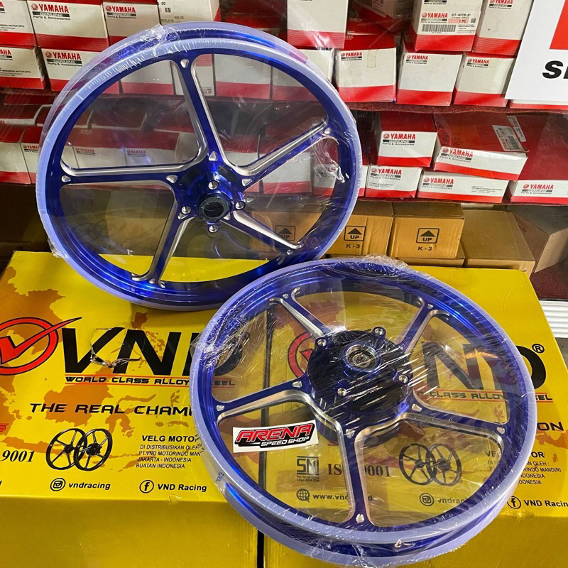 Jual Velg VND AK 55 Blue Ring 17 Ninja R SS | Shopee Indonesia