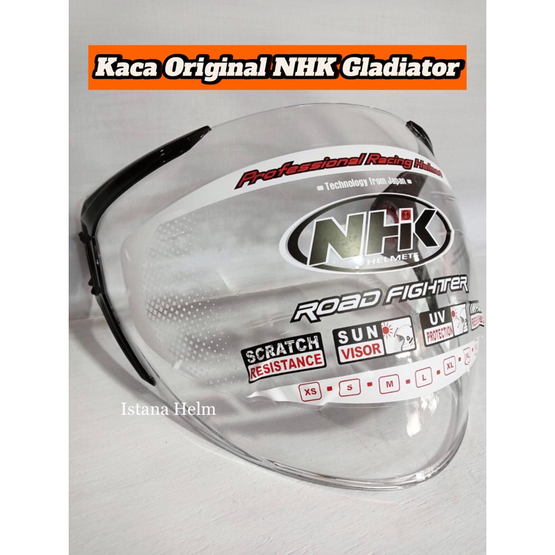Jual KACA HELM NHK GLADIATOR BENING ORIGINAL | Shopee Indonesia