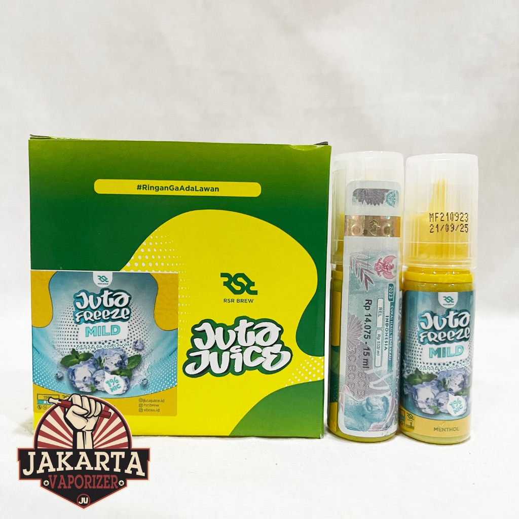Jual [SALT] JUTA FREEZE MILD MENTHOL SALT 15ML 1% BY RSR BREW | Shopee ...