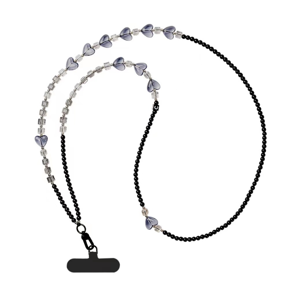 Jual High version Casetify Silver White Pearl Reel Chain Crossbody ...