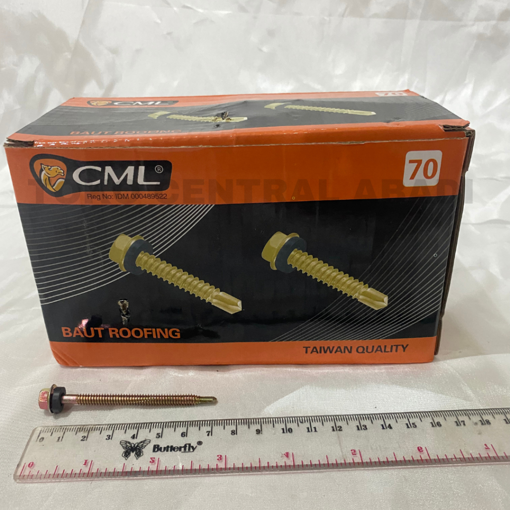 Jual Baut Roofing / Skrup Roofing “CAMEL” 70 mm, 7 cm (250 pcs) / Baut ...