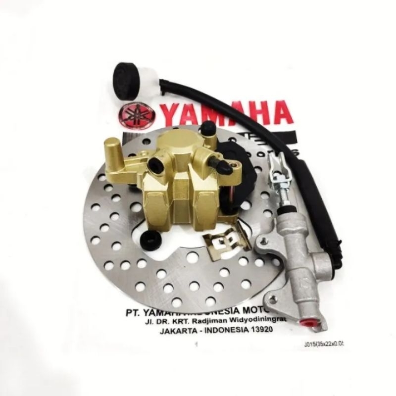 Jual piringan cakram belakang+master rem+kaliper belakang Yamaha Jupiter MX new | Shopee Indonesia