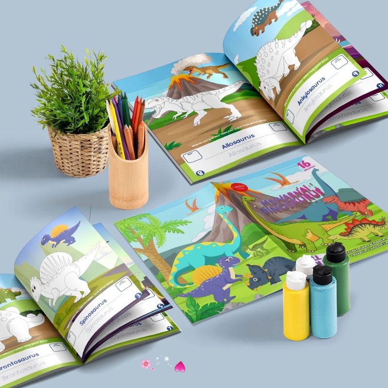 Jual buku mewarnai colouring buku full colour buku menggambar | Shopee ...