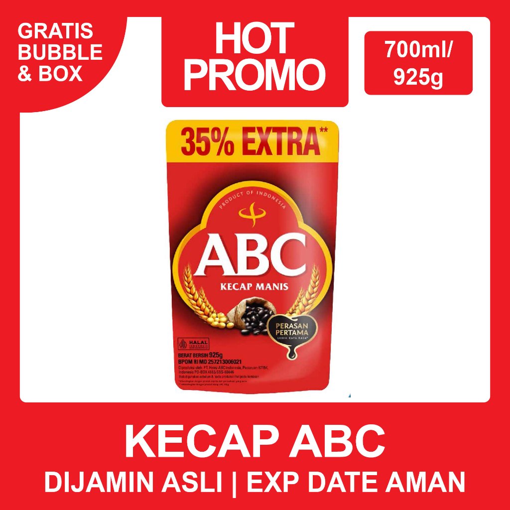 Jual ABC Kecap Manis 700ml 925g | Shopee Indonesia