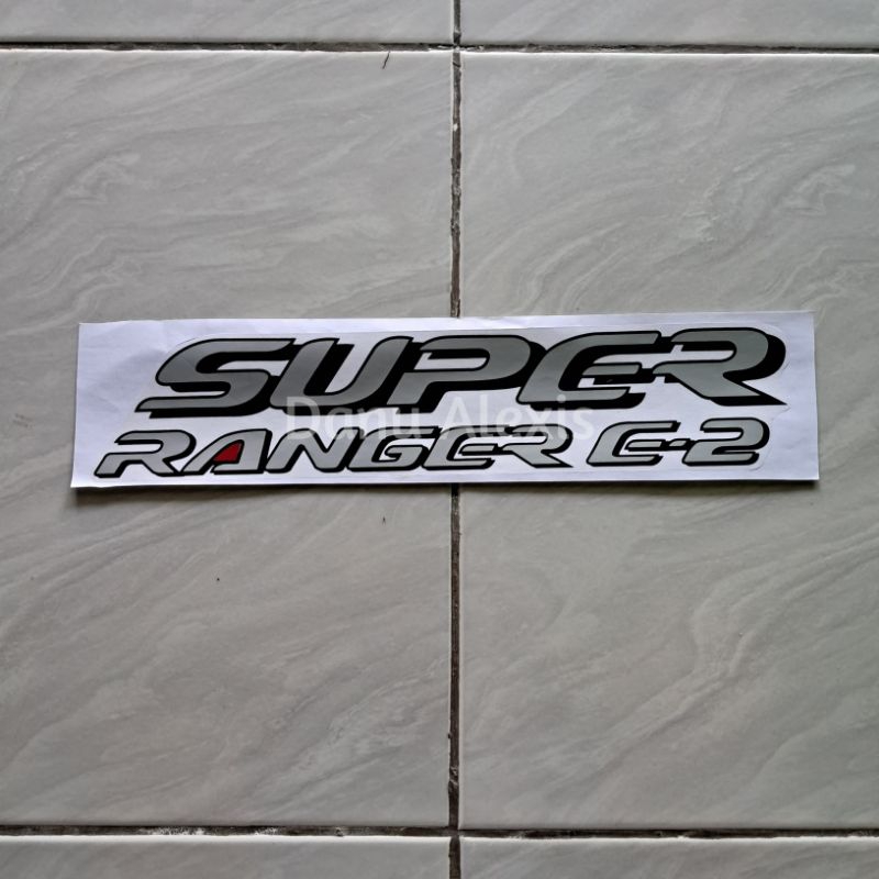 Jual Stiker Super Ranger E2 Hino 500 Lohan / Stiker Tulisan Super ...