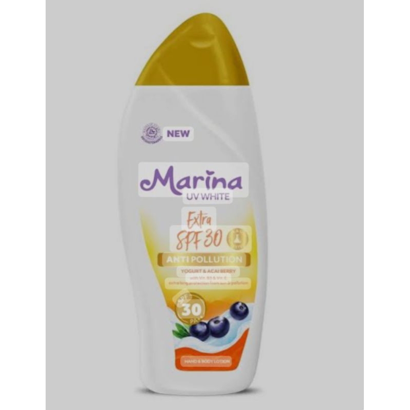 Jual Marina UV White extra SPF30 92ml/185ml | Shopee Indonesia