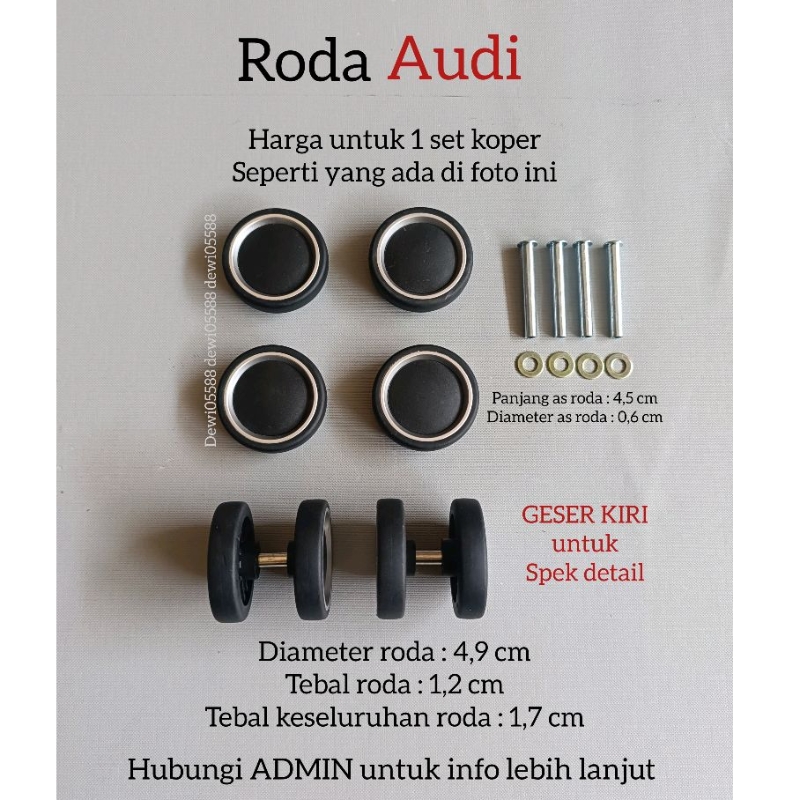 Jual RODA KOPER, RODA PENGGANTI DOUBLE WHEEL,RODA DOBEL KEPING, RODA ...