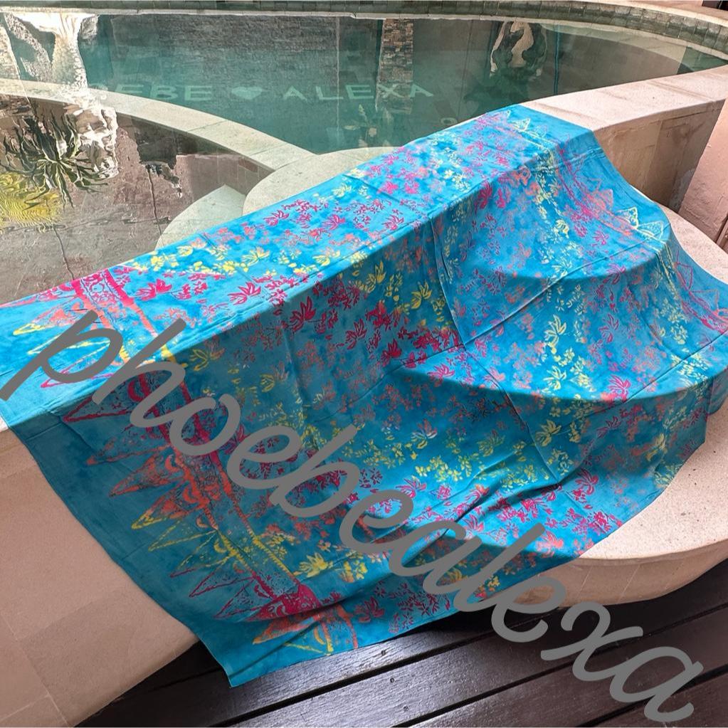 Jual Kain Pantai Bali Full Stamp Premium | Kain Pantai Canting Batik Bali | Swimsuit Cover| No ...