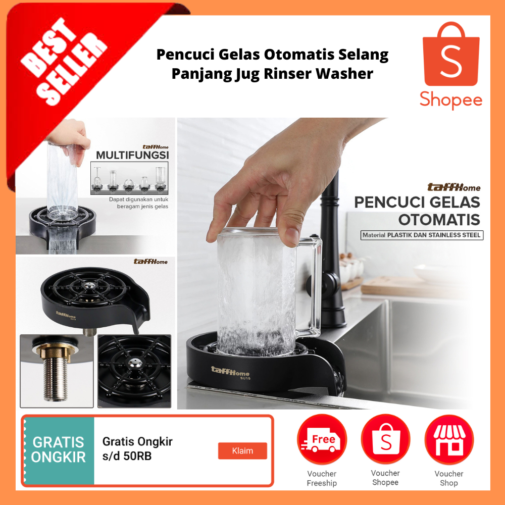 Jual Pencuci Gelas Otomatis Selang Panjang Jug Rinser Washer / Pencuci ...